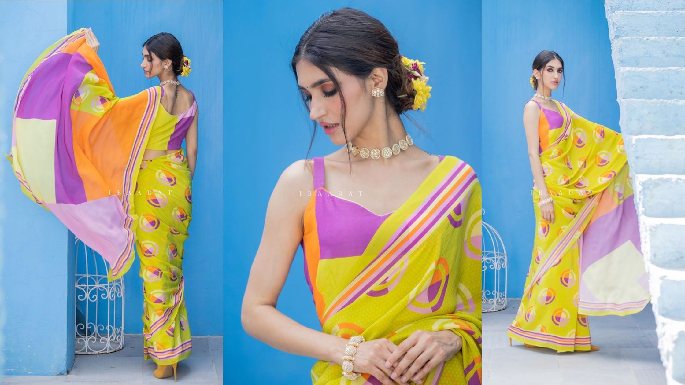 Elevate Your Style with Elegant Saree Color Combinations – Ibaadat By ...